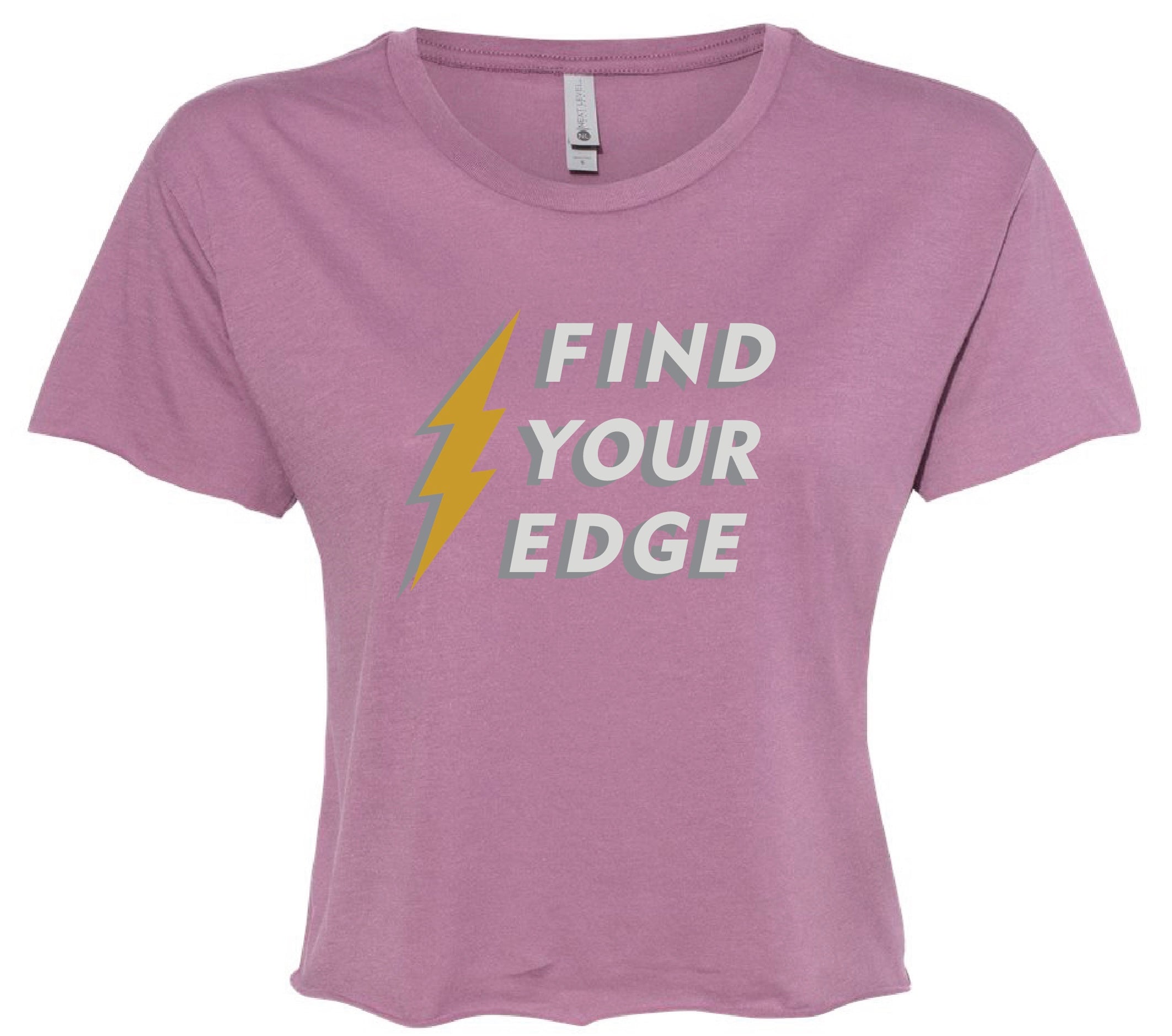 Find Your Edge Cropped Tee | Edge Fitness Performance